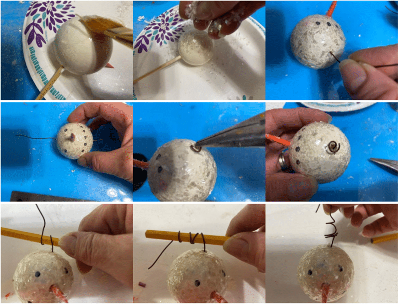 DIY Snowmen Heads - The Crafty Decorator