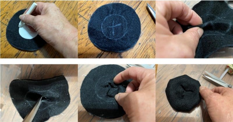 DIY Small Felt Snowman Hat - The Crafty Decorator