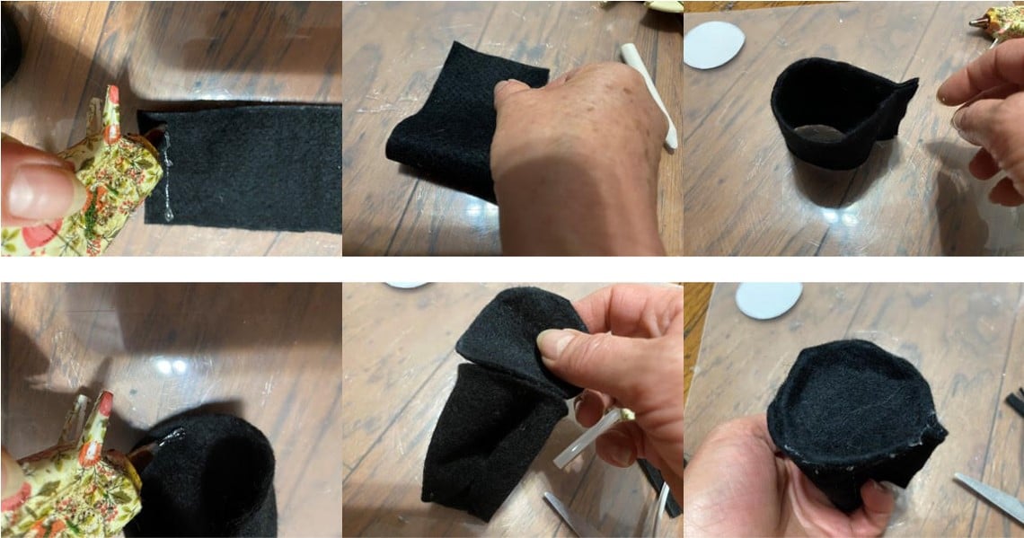 DIY Small Felt Snowman Hat The Crafty Decorator