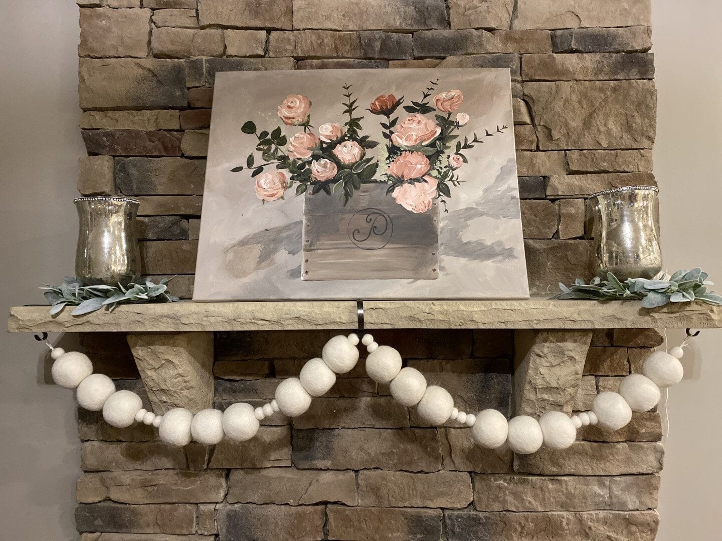 DIY Wool Ball Garland - The Crafty Decorator