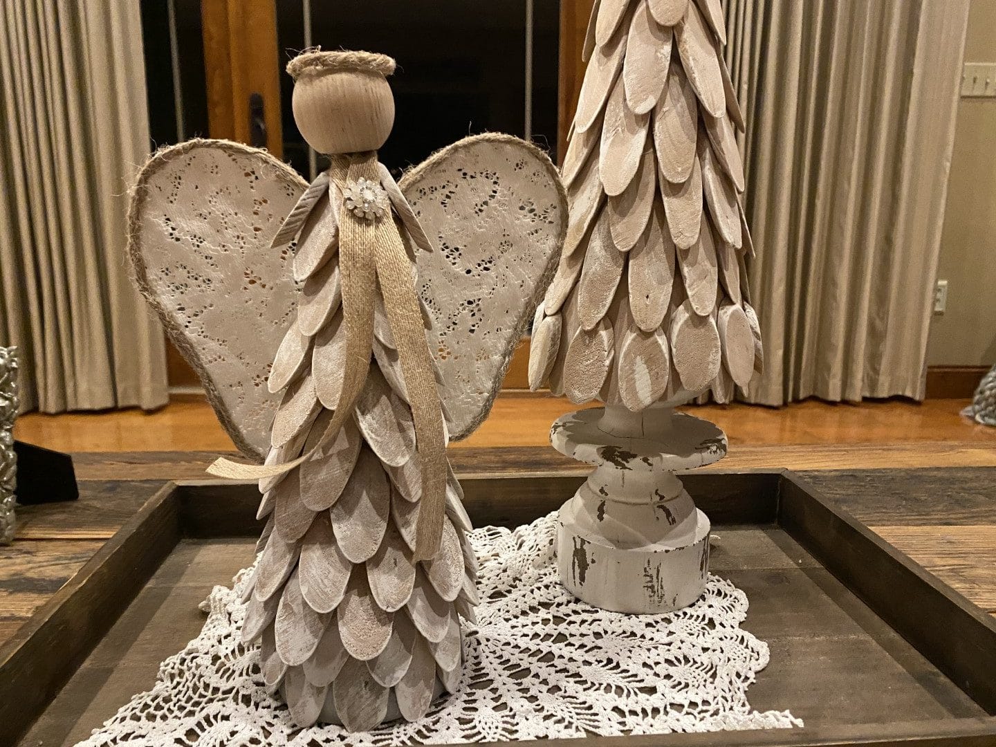 DIY Drift Wood Angel - The Crafty Decorator