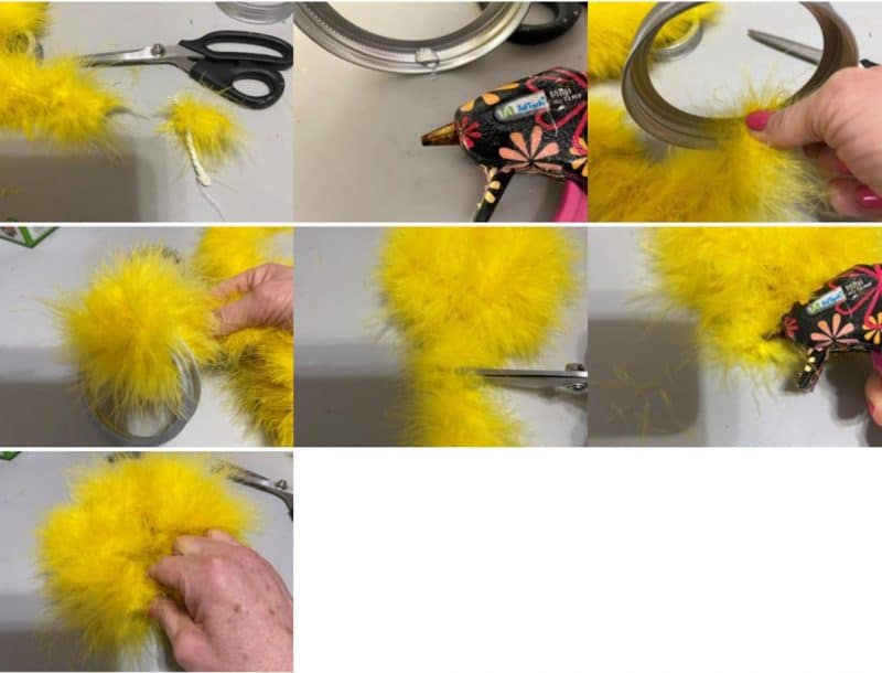 DIY Canning Jar Ring Chick - The Crafty Decorator