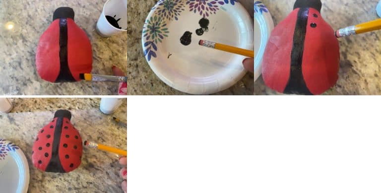 DIY Primitive Ladybug - The Crafty Decorator