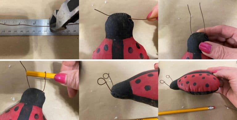 DIY Primitive Ladybug - The Crafty Decorator