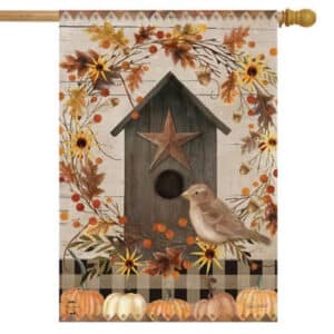 Fall House Flags - The Crafty Decorator